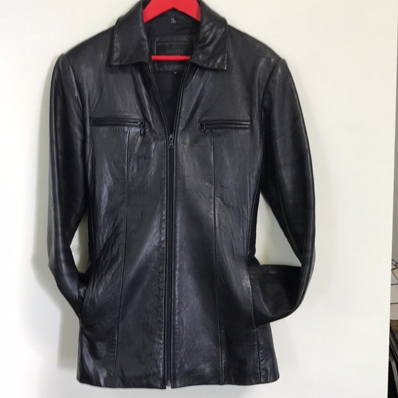 Avanti New York | Jackets & Coats | Vintage Black Soft Leather Jacket ...